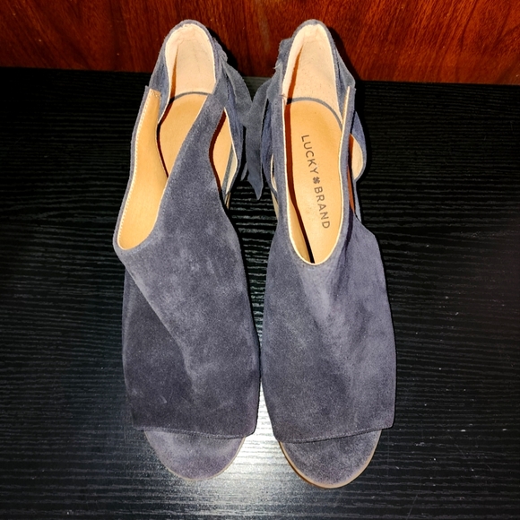 Lucky Brand | Shoes | Lucky Brand Betsee Peeptoe Booties | Poshmark